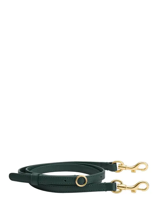Cuyana Thin Adjustable Leather Strap - Forest