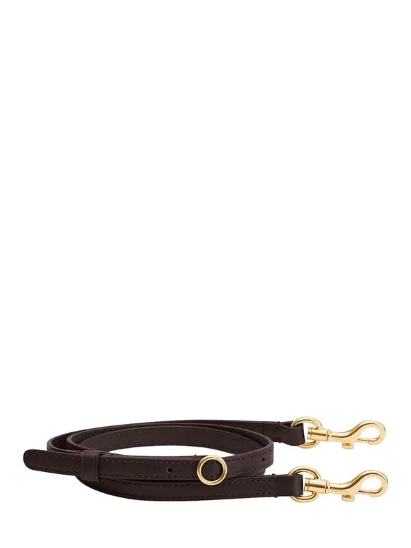 Cuyana Thin Adjustable Leather Strap - Mocha