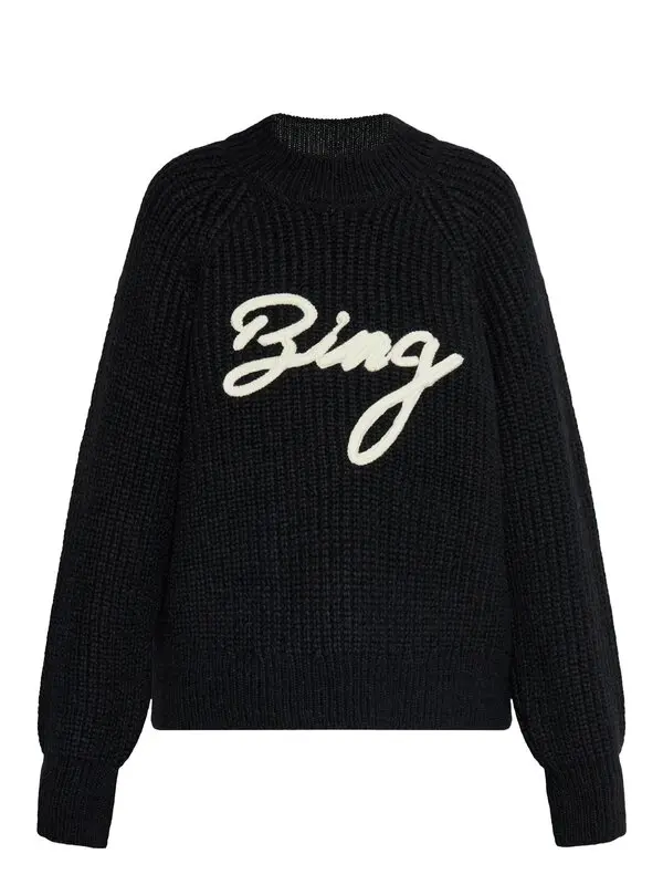 ANINE BING Kendrick Sweater - Black