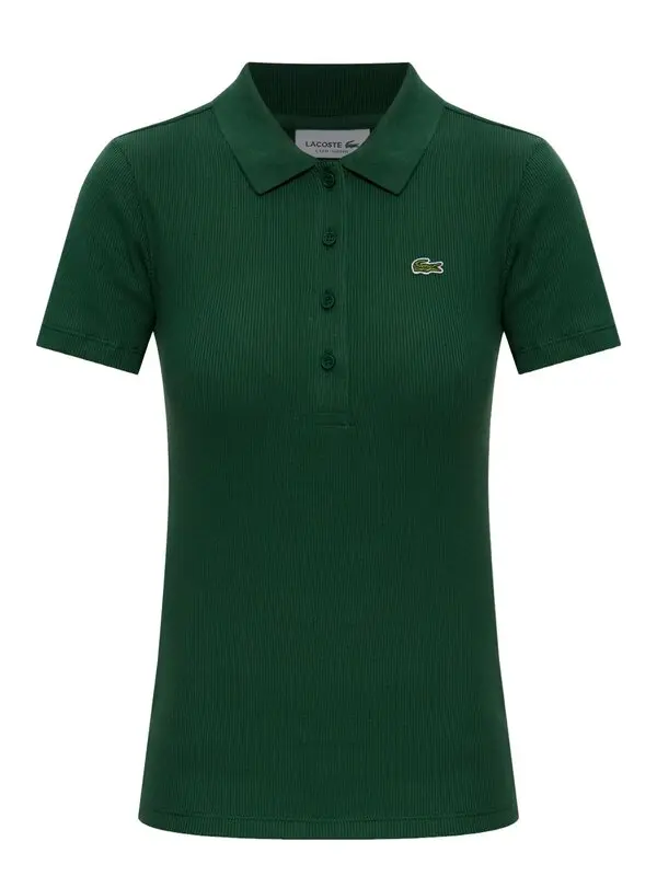 Lacoste Polo With Logo - Green