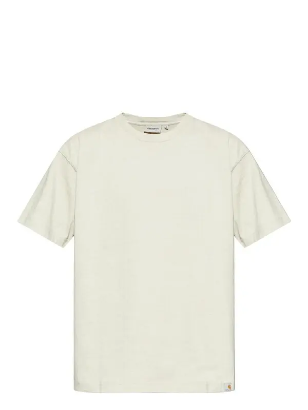Carhartt Work In Progress T-shirt With Logo - Beige
