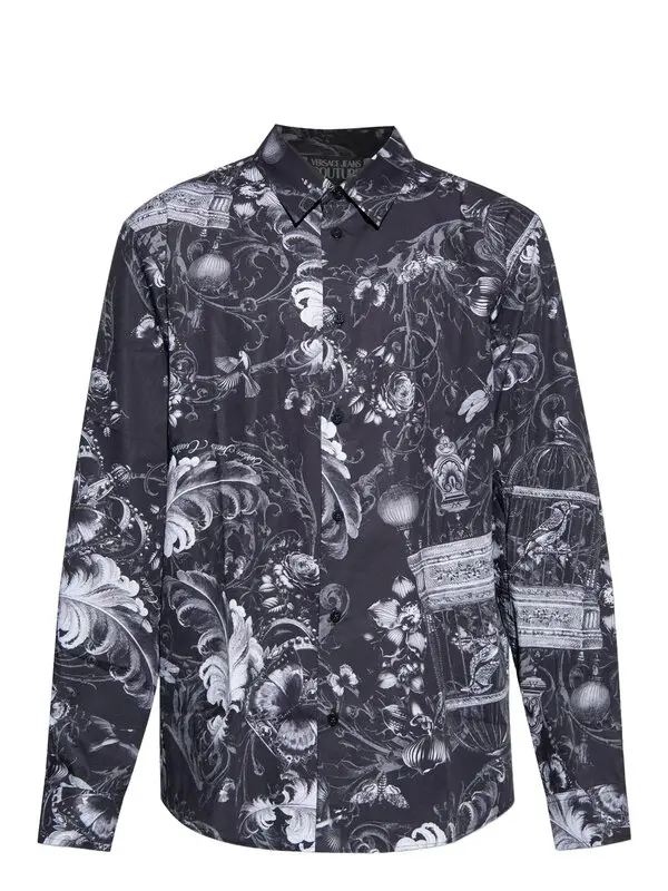 Versace Shirt With Pattern - Black