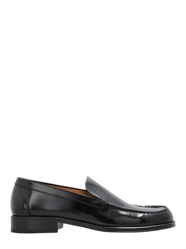 LEMAIRE Leather Loafers - Black