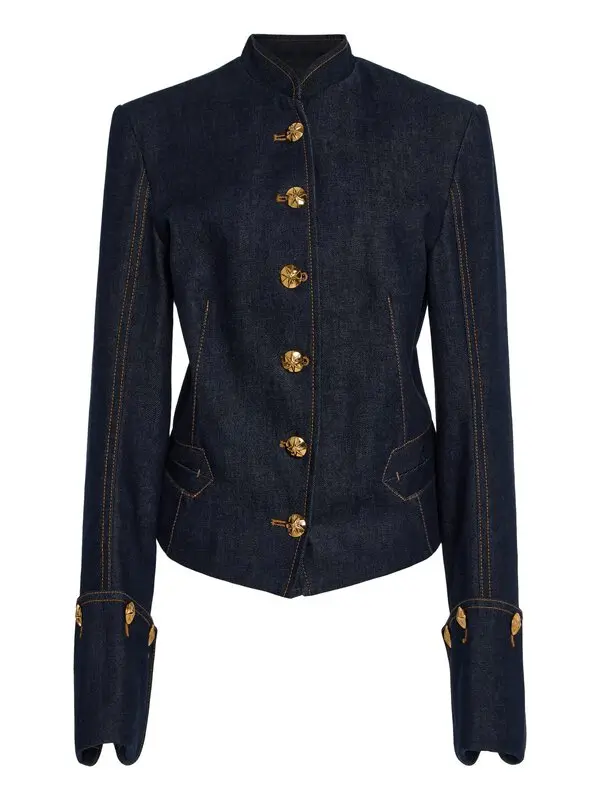 Zimmermann Rebellion Denim Jacket - Blue