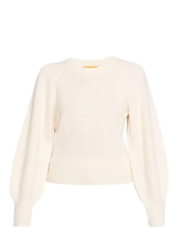 Guest In Residence Sculpted Crewneck Cashmere Sweater - Cream