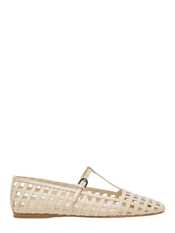 DOLCEVITA Rains Woven Ballet Flats - Ivory Stella
