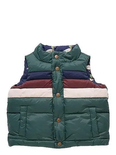 Pink Chicken Reversible Ellis Vest - Evergreen Stripe