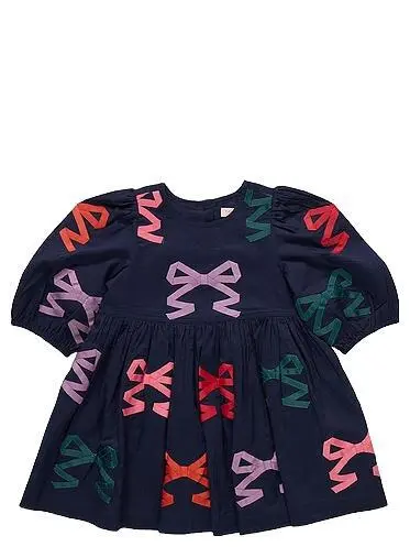 Pink Chicken Brooke Dress - Multi Bow Applique