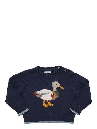 Pink Chicken Oliver Sweater - Navy Mallard
