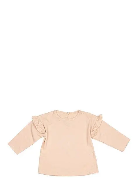 WILD WAWA Ruffle Everyday Top - Desert Rose