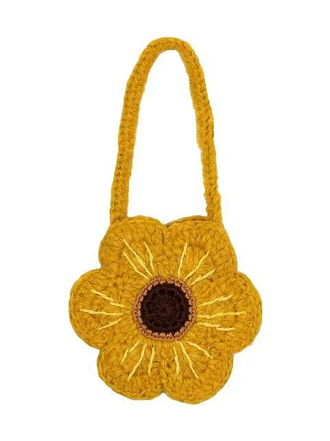 WILD WAWA Crochet Purse - Sunflower