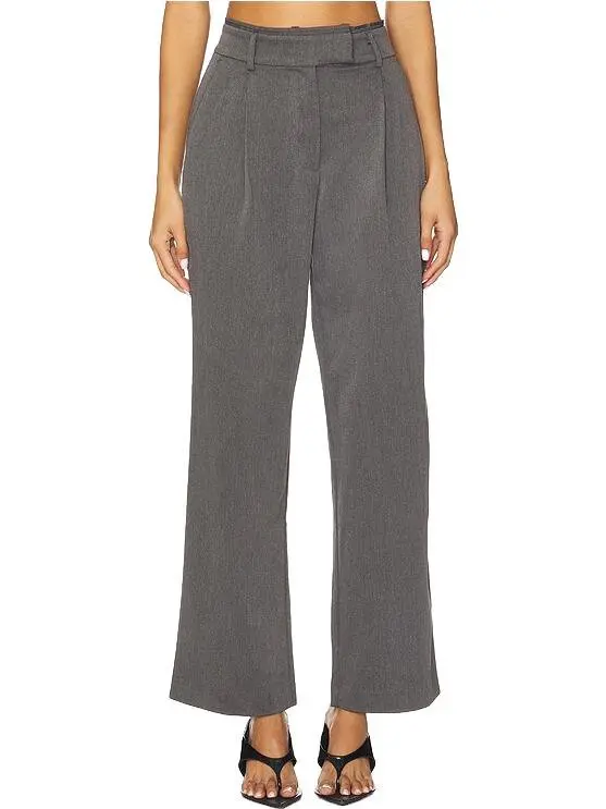 OSIS STUDIO Mary Wide Leg Trousers - Grey