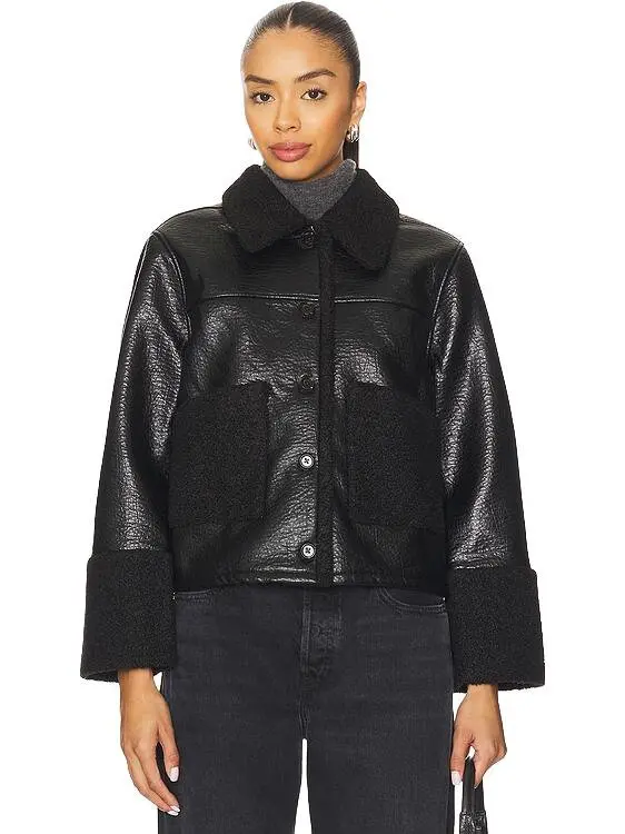 Rails Dria Jacket - Black Shearling