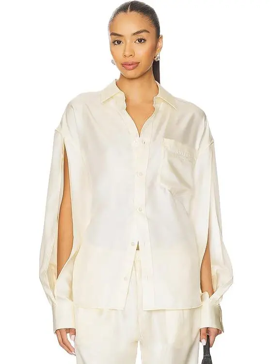 Alexander Wang Button Up Shirt - Ivory