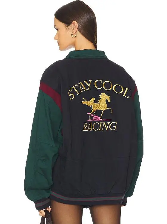 STAY COOL Racing Bomber Jacket - Multi