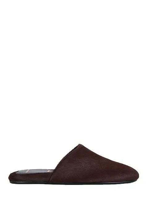 BLACK SUEDE STUDIO Sona Flat - Plum
