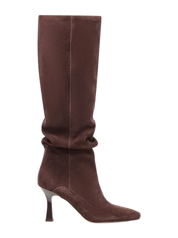 DOLCEVITA Lousa Knee High Boots - Mahogany Suede