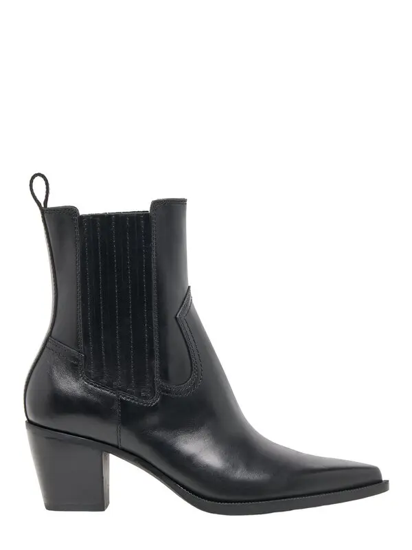 DOLCEVITA Ankle Booties - Black Leather