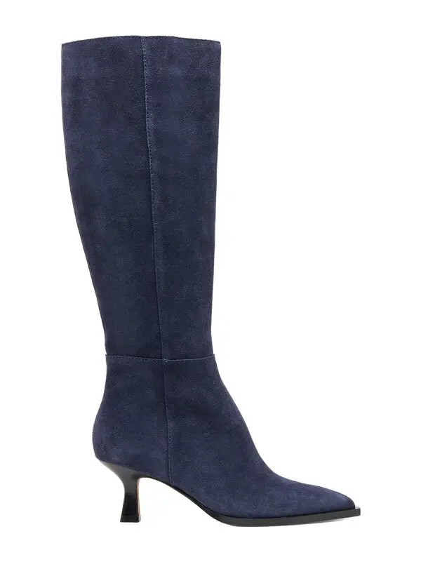 DOLCEVITA Auggie Knee High Boots - Navy Suede