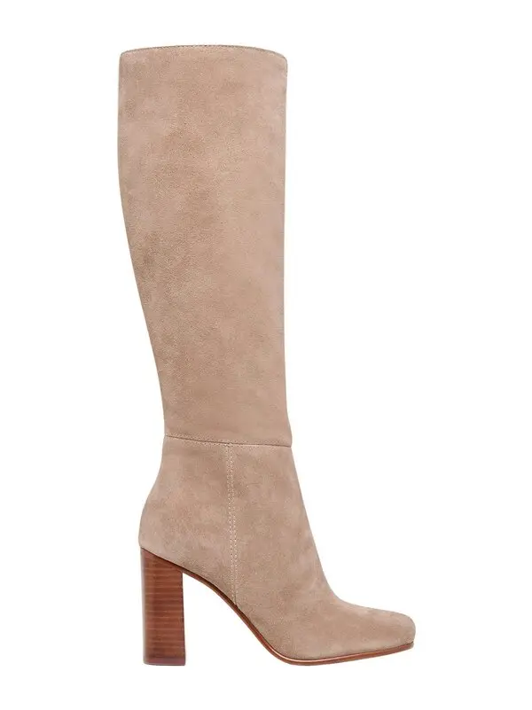 DOLCEVITA Hudsin Knee High Boots - Barley Suede