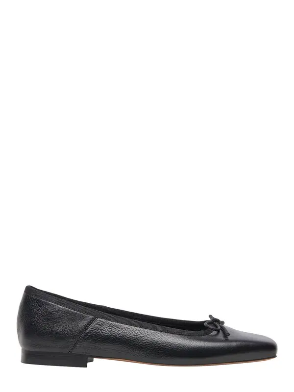 Dolce Vita Anisa Ballet Flats - Black Leather