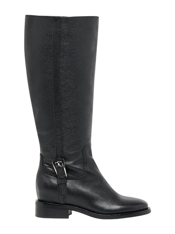 DOLCEVITA Kilian H2o Wide Calf Riding Boots - Black Leather