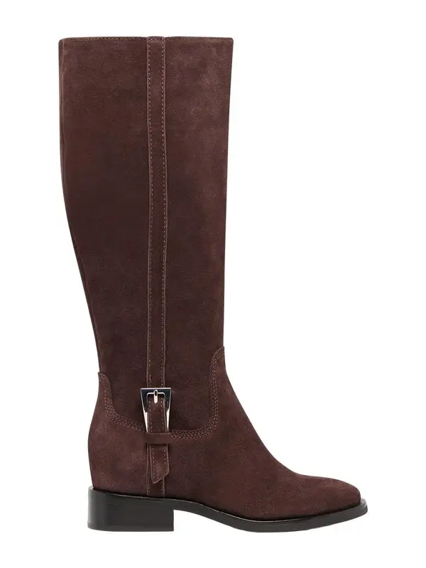DOLCEVITA Kilian H2o Wide Calf Boots - Mahogany Suede