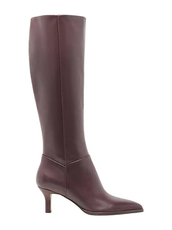 DOLCEVITA Aldy Leather Boots - Mulberry Leather