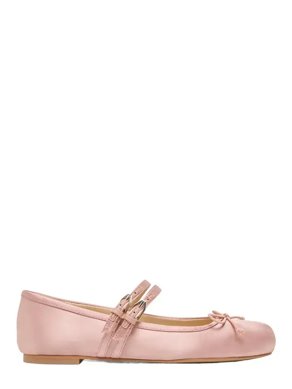 DOLCEVITA Gibsen Ballet Flats - Blush Satin