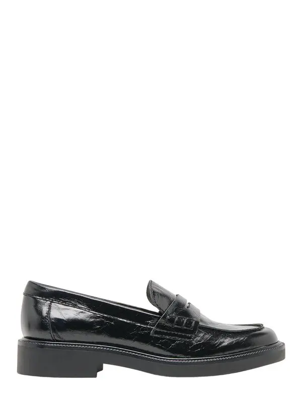 DOLCEVITA Tiggy Loafers - Midnight Crinkle Patent