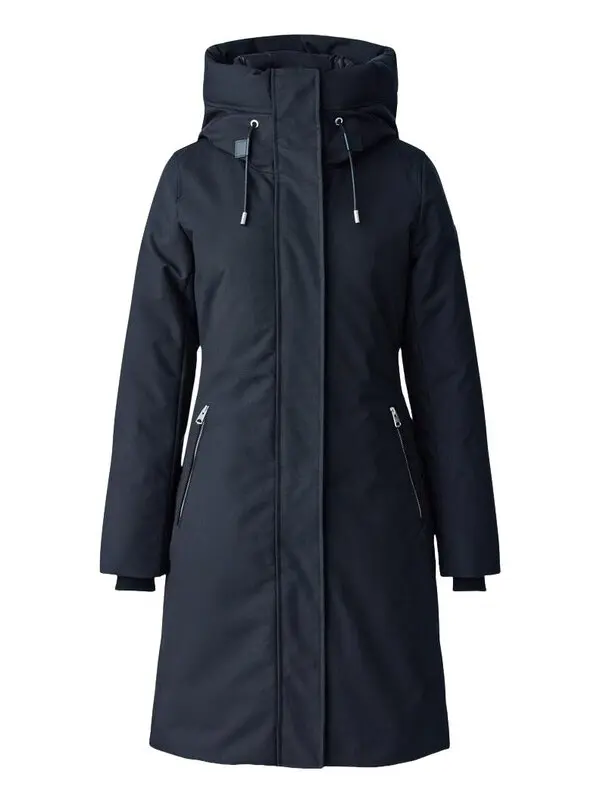 Mackage Shiloh-nfz 2-in-1 Fitted Down Coat - Black