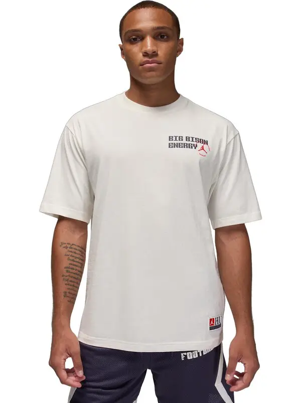 JORDAN Sport X Howard University Dri-fit T-shirt - White