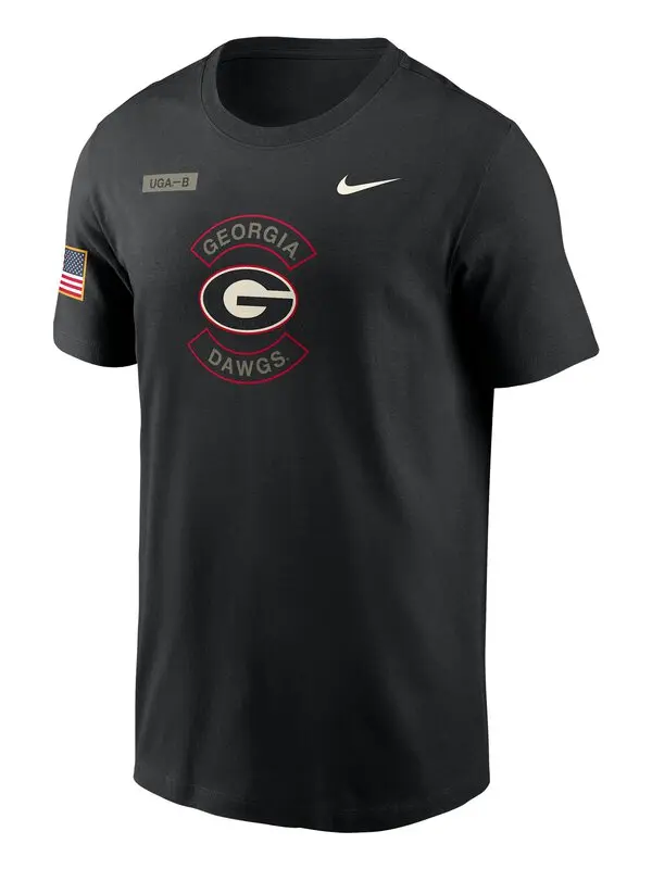 Nike Georgia Military Appreciation Dri-fit College T-shirt - Black