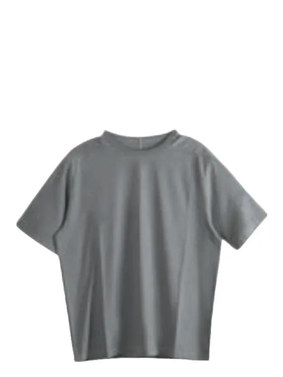 Rick Owens Cotton Jersey Brad T-shirt - Washed Indigo