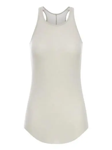 Rick Owens Basic Rib Tank - Pearl
