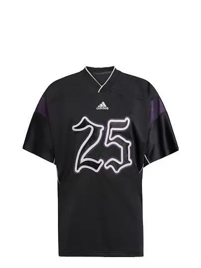 Adidas Logo Jersey - Black Aurora Plum