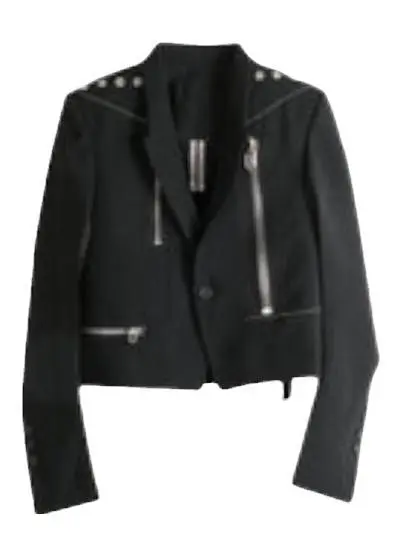 Rick Owens Giacca Alice Jacket - Black/pearl