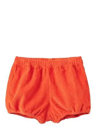VILD HOUSE OF LITTLE Organic Cotton Corduroy Bloomers - Dark Coral