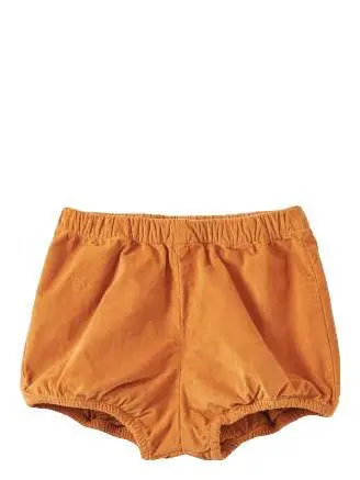 VILD HOUSE OF LITTLE Organic Cotton Velvet Bloomers - Raw Sienna