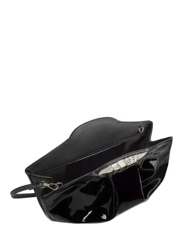 GIUSEPPE ZANOTTI Goatskin Clutch - Black