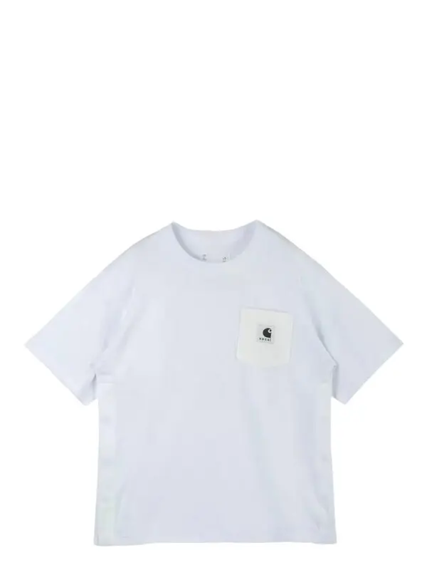 Sacai X Carhartt Wip Pocket T-shirt - White