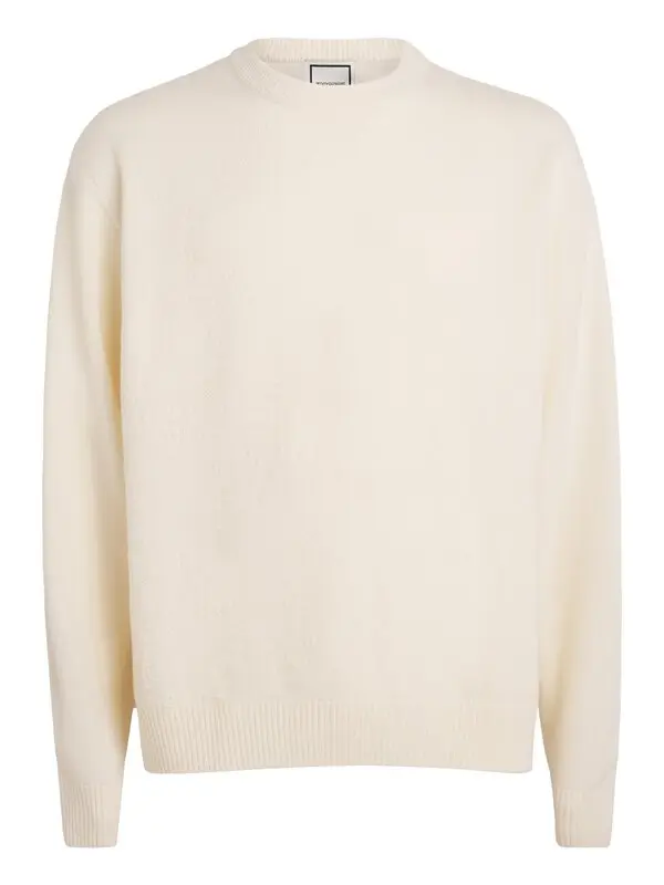 WOOYOUNGMI Wool Textured Sweater - Beige