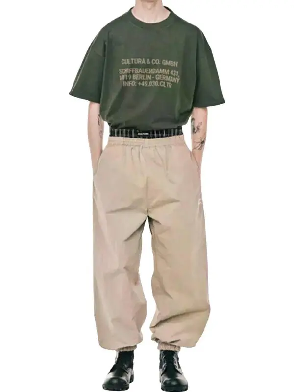 CULTURA Round-neck T-shirt - Green