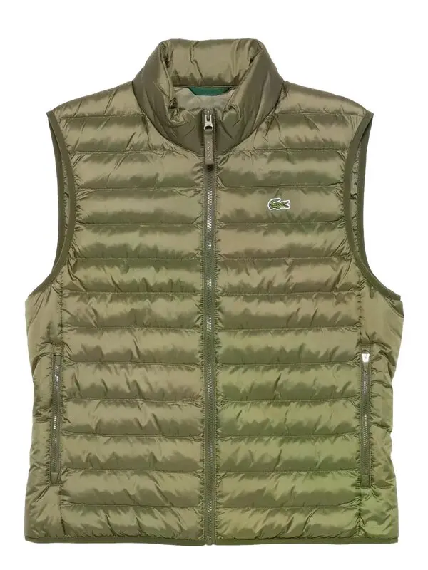 Lacoste Quilted Gilet - Green