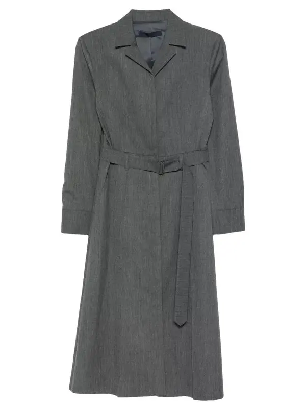 JUUN.J Belted Midi Dress - Grey