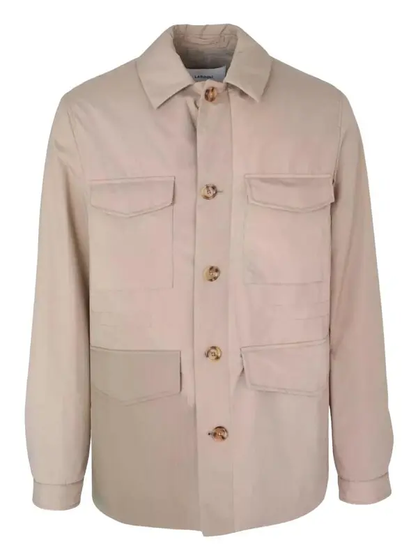 LARDINI Padded Field Jacket - Neutrals