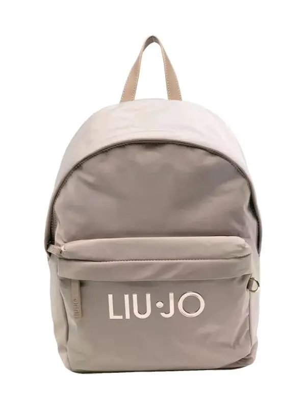 Liu Jo Logo-plaque Backpack - Neutrals