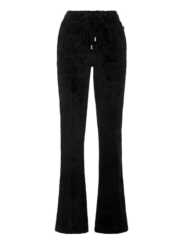 Philipp Plein Monogram Jacquard Track Pants - Black