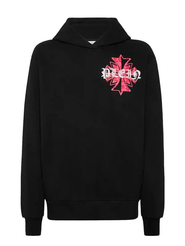 Philipp Plein Graphic-print Hoodie - Black