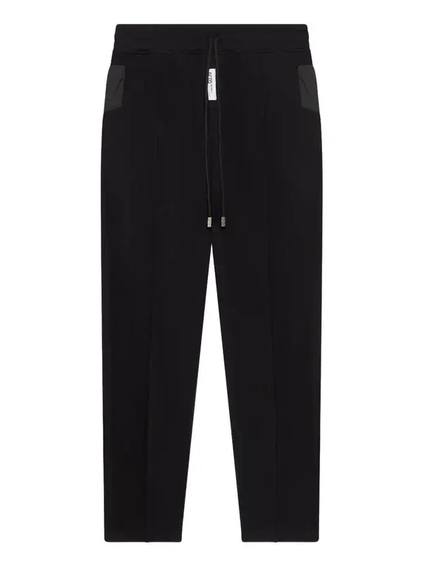 Gcds Panelled Drawstring Pants - Black